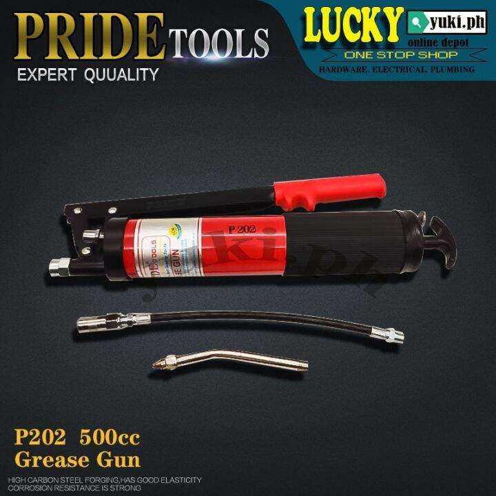 PRIDE P202 HEAVY DUTY GREASE GUN 500CC | Lazada PH