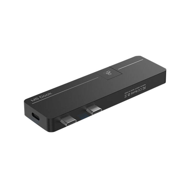 Dual Type-C Adapter Hub Dock for Surface Pro x/Pro8 USB Docking Station ...
