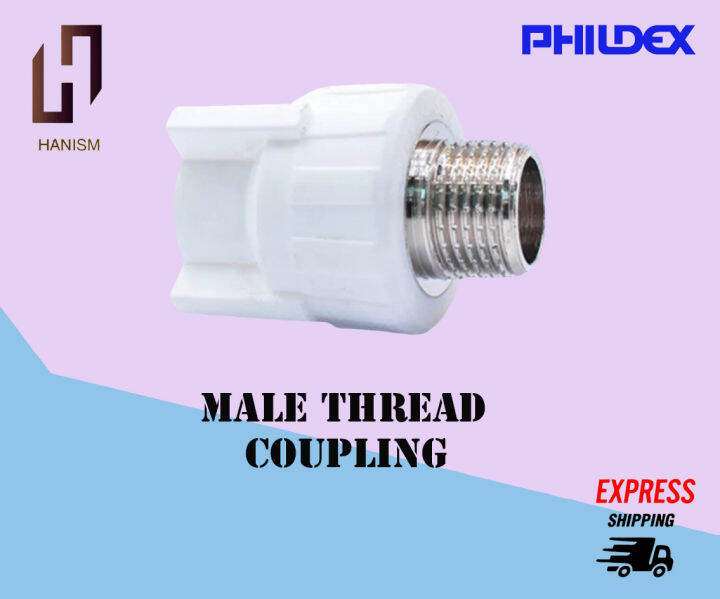 HANISM PHILDEX PPR Fittings Male Thread Coupling | Lazada PH