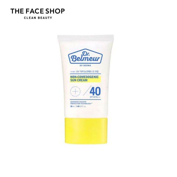 The Face Shop Dr.Belmeur Non-Comedogenic Sun Cream Spf40+++ | Lazada PH
