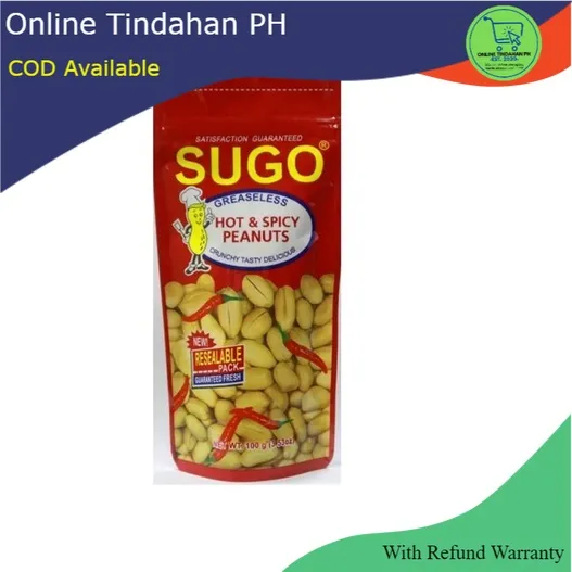 Sugo Greaseless Peanuts Hot & Spicy 100g | Lazada PH