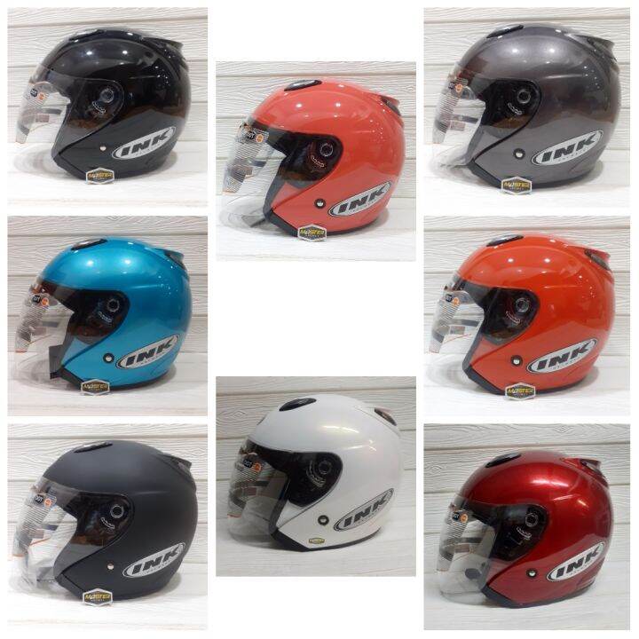 helm INK Half face INK centro 100% original INK | Lazada Indonesia