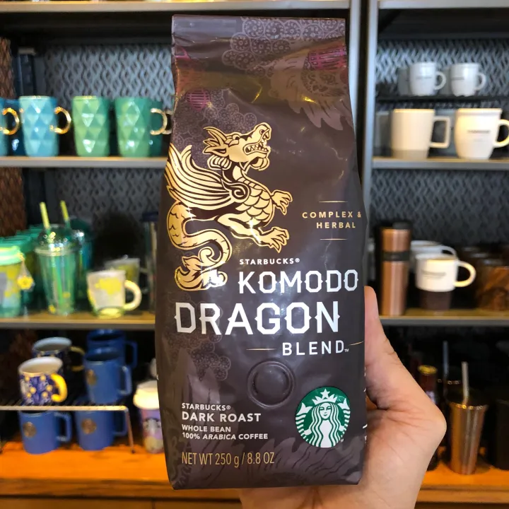 Komodo Dragon Blend Starbucks Whole Bean Coffee เมล็ดกาแฟสตาร์บัค ...