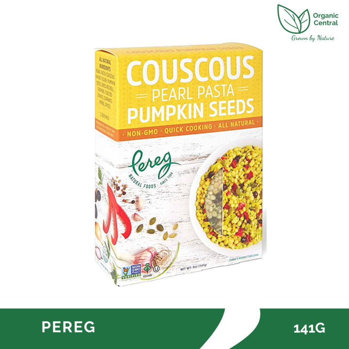 Pereg Couscous Pearl Pasta with Pumpkin Seeds 141G | Lazada PH