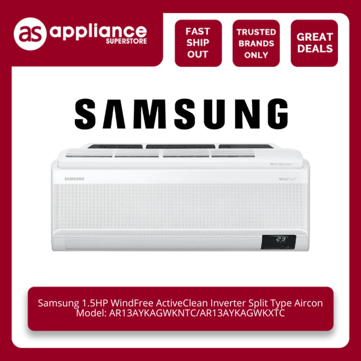 Samsung 1.5HP Premium Inverter WindFree™ Plus Split Type Aircon ...
