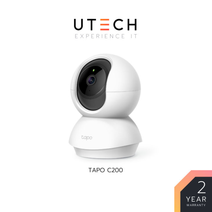 กล้องวงจรปิด TP-Link WIFI 2 ล้านพิกเซล รุ่น Tapo C200 by UTECH | Lazada.co.th
