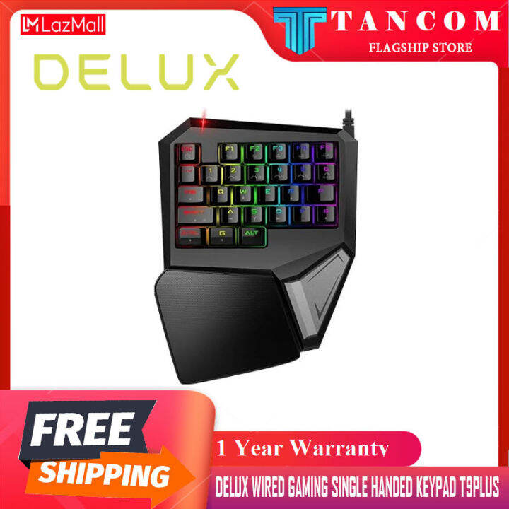 DELUX T9 Plus Gaming Mechanical Keypad / RGB Backlight / USB Only ...