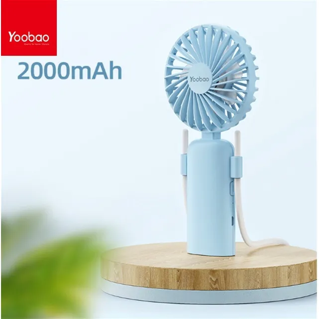 Yoobao F6 Multi-function Portable Rechargeable 3 in 1 Mini Handheld Fan ...