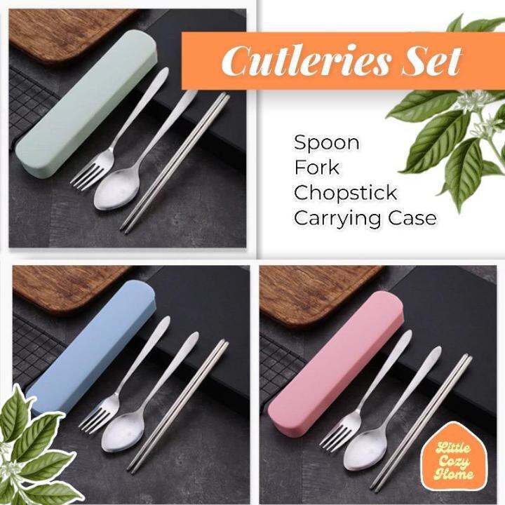 Sendok Set Stainless Steel PREMIUM Tebal / Alat Makan Sendok Garpu ...