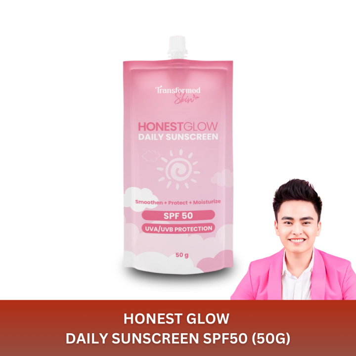 Honest Glow Sun Screen Daily Sunscreen SPF 50 50g | Lazada PH