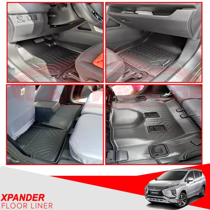 ☛Floor Liner Deep Dish Matting For Xpander GlSGLX 2018 - 2021 | Lazada PH