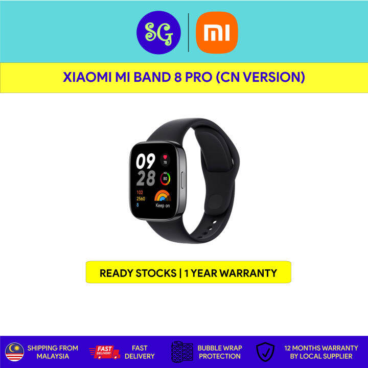 (CN) Xiaomi Mi Band 8 Pro Smart Watch (1.74" colorful large screen I ...