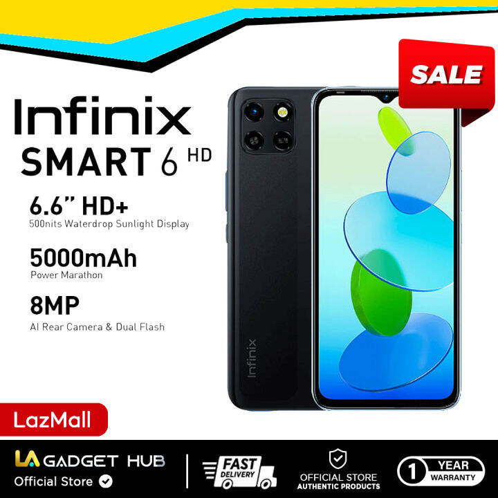 INFINIX Smart 6 HD - 2GB+32GB - Android - By LA Gadget Hub | Lazada PH