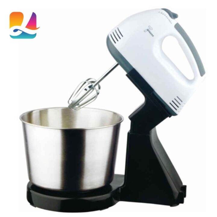 Portable 7 Speed Baking Hand Mixer With Bowl | Lazada PH