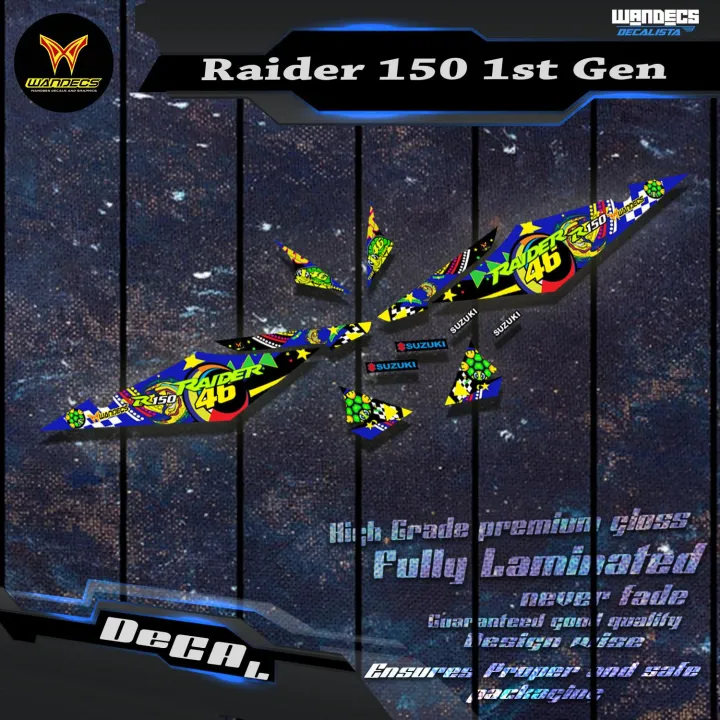 Raider 150 1st Gen Decals VR 46 | Lazada PH