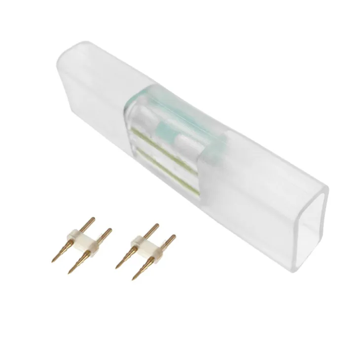Konektor Fitting Sambungan Neon Flex Lampu LED Strip Selang Neon Flex ...