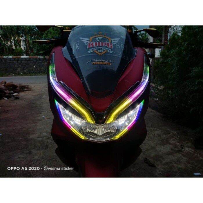 Stiker Alis Atas Bawah Pcx Tema RGB / Sticker Alis Atas Bawah RGB ...