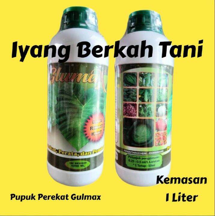 Perekat Penembus Perata Pembasah GLUMAX 1 Liter Perekat Pupuk Daya ...