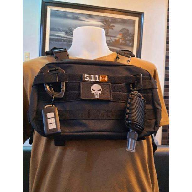 EDC Tactical Bag Chest Rig Chest Bag with Optional Attachments | Lazada PH