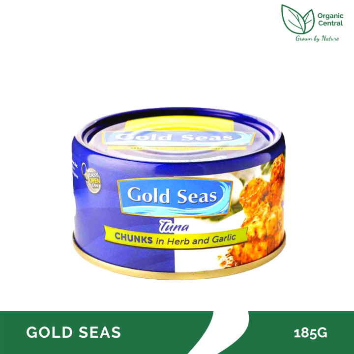 Gold Seas Tuna Chunks in Herb & Garlic 185G | Lazada PH