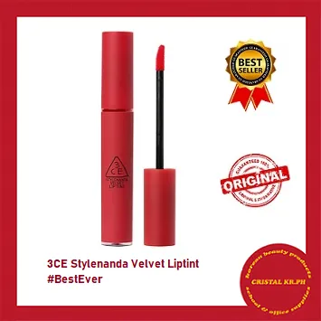 3CE Stylenanda Velvet Lip Tint Best Ever 100% Original | Lazada PH