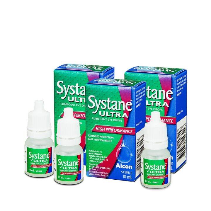 Alcon Systane Ultra Lubricant 10ml Eye Drops 3 bottles | Lazada PH
