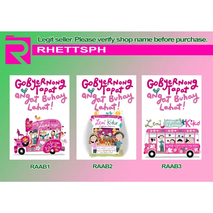 Leni | Kiko | Robert Alejandro/Gobyernong Tapat Tarpaulin / Tarp ...