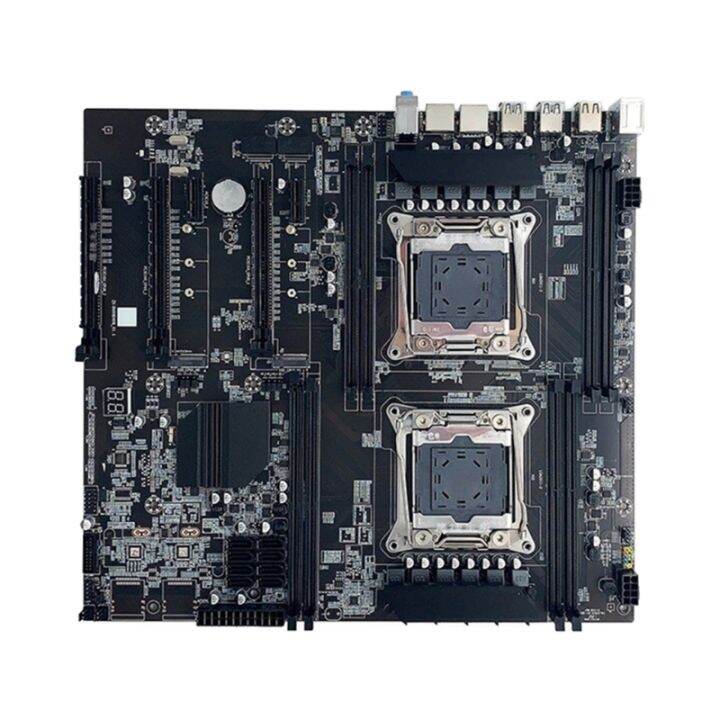 X99 Dual Socket Mining Motherboard Lga2011 3 Dual Cpu Ddr4 Memory Slots