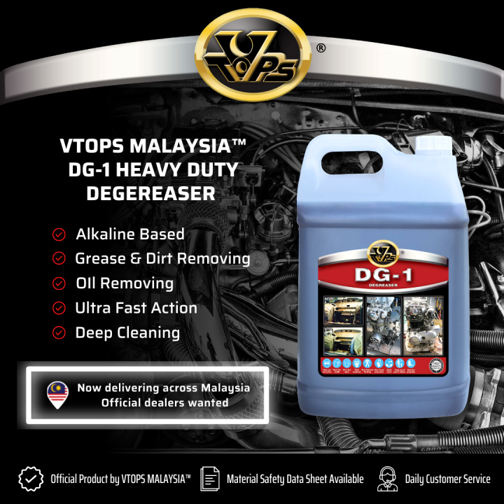 VTOPS MALAYSIA™ DG-1 (Heavy Duty & Industrial Degreaser, 10 Litres ...
