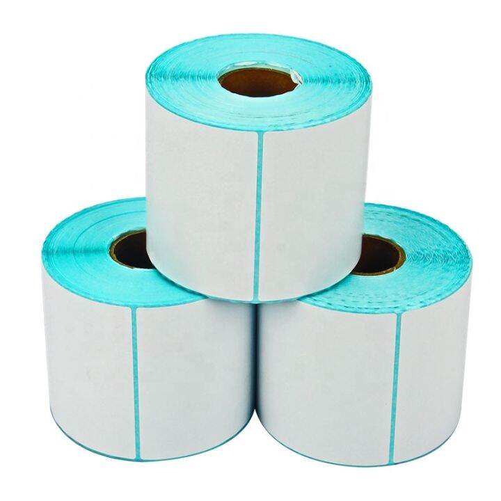WAYBILL STICKER 100mmx150mm A6 SIZE Roll 500 PCS/Roll blue back ...