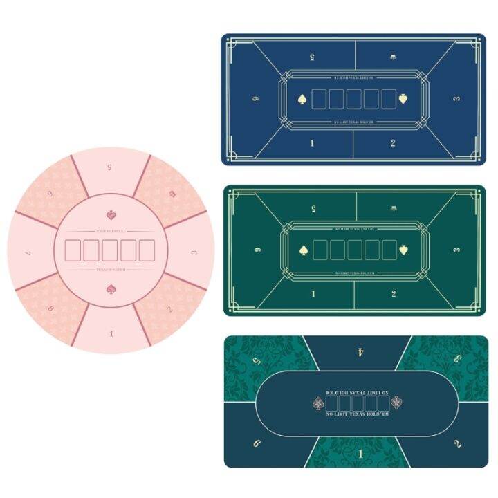 【cw】 Poker Table Top Layout for Games 40x20 In Texas Hold 39;em Rubber ...