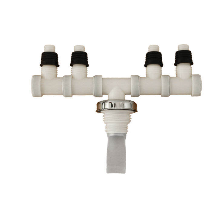 Floor drain outlet elbow lengthening double washing machine drain pipe ...