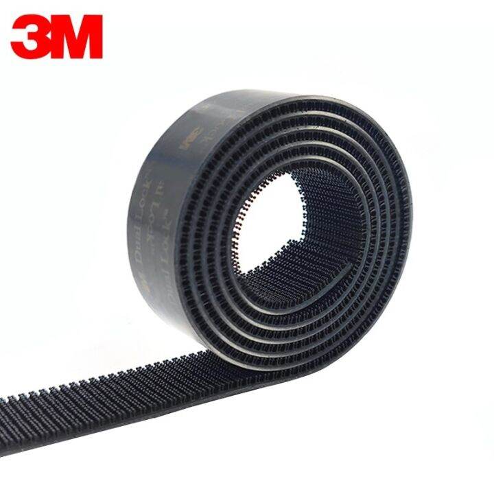 3M Dual Lock SJ3550CF Black VHB Mushroom Adhesive Fastener Tape Type 250 Width 25.4mm*0.5/1/2/3M ...