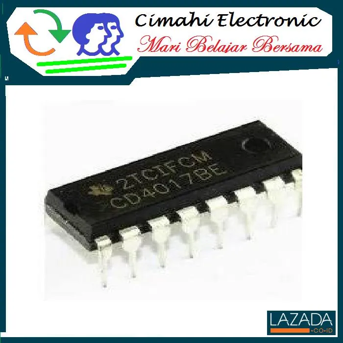 IC CD 4017 CD4017 Decade Counter Divider Digital IC | Lazada Indonesia