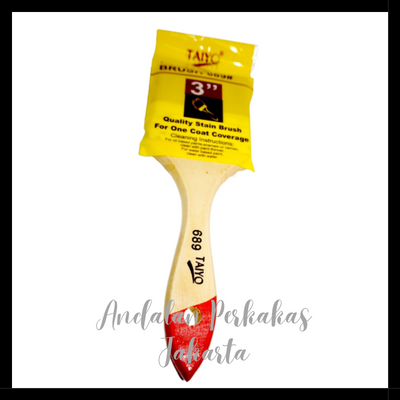 Kuas Cat Tembok / Paint Brush Berbagai Macam Ukuran 2.5 cm - 7,5 cm / 1 ...