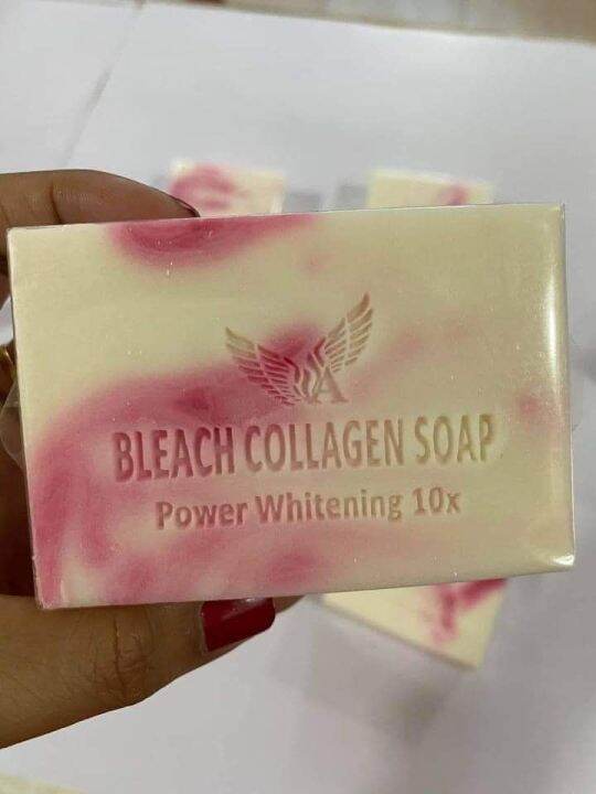 Bleach Collagen Whitening Soap Bar 10x Whitening Power 135 Grams