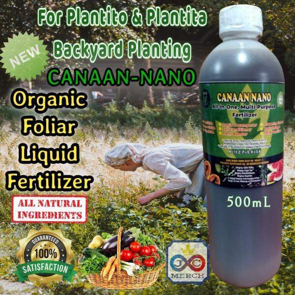 Hot sale 500mL Canaan Nano Organic Foliar Liquid Fertilizer | Lazada PH