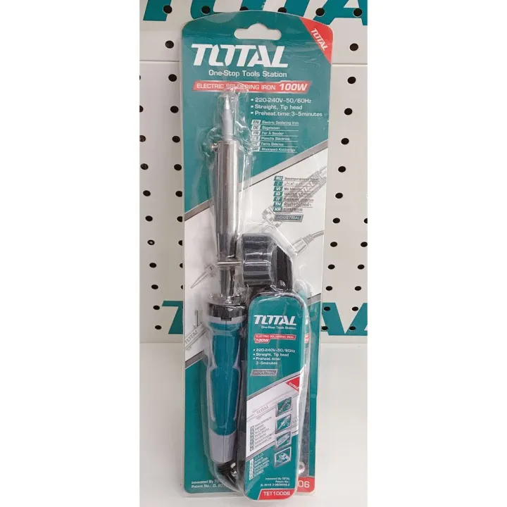 TOTAL TOOLS Electric Soldering Iron 60w TET1606 / 100w TET10006 for ...