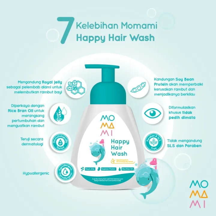 Momami Hair Wash / Body Wash / To To Toe Wash | Lazada Indonesia