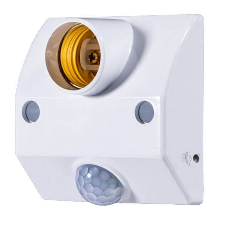 Enhance Home Safety with PIR Motion Sensor Light Socket for E27 Bulb ...