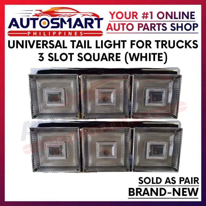 Universal Truck 3 Slot White Tail Light | Lazada PH