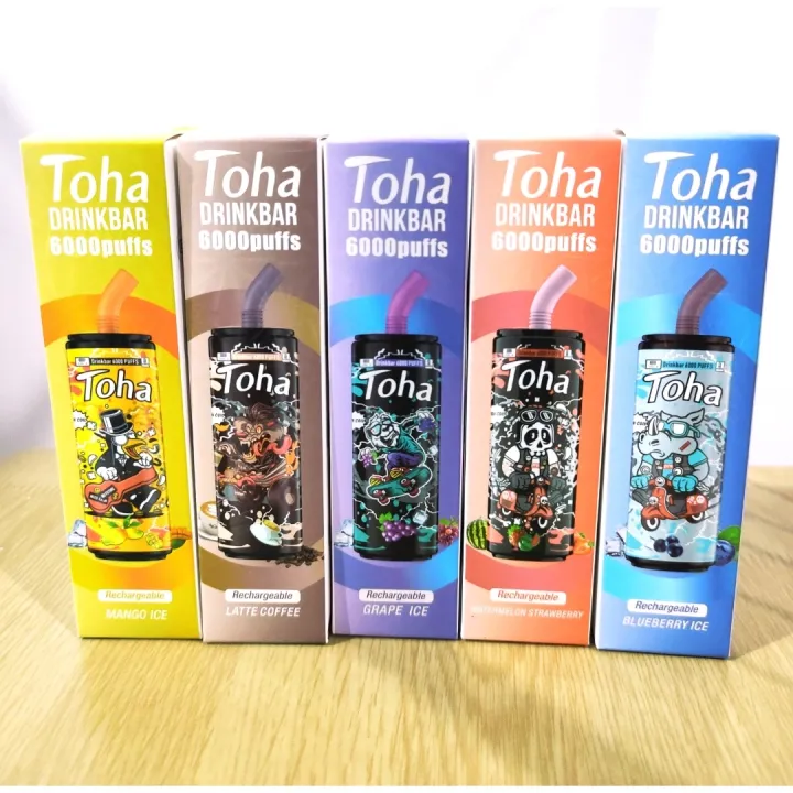 Toha Drinkbar 6000puffs 15ml type C disposable | Lazada PH