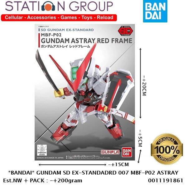 BANDAI 57994 GUNDAM SD EX-STANDARD 007 MBF-P02 ASTRAY RED FRAME - GUNPLA MODEL KIT | Lazada ...