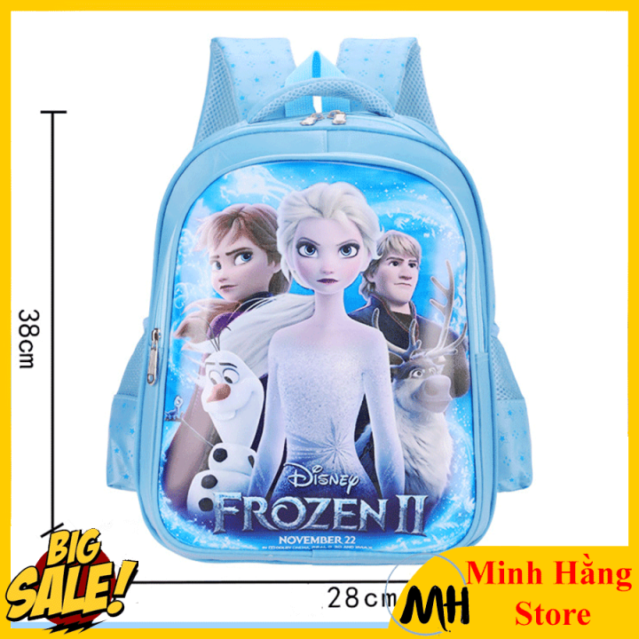 Balo cho bé gái tiểu học đủ hình bộ sưu tập công chúa elsa nhiều màu ...