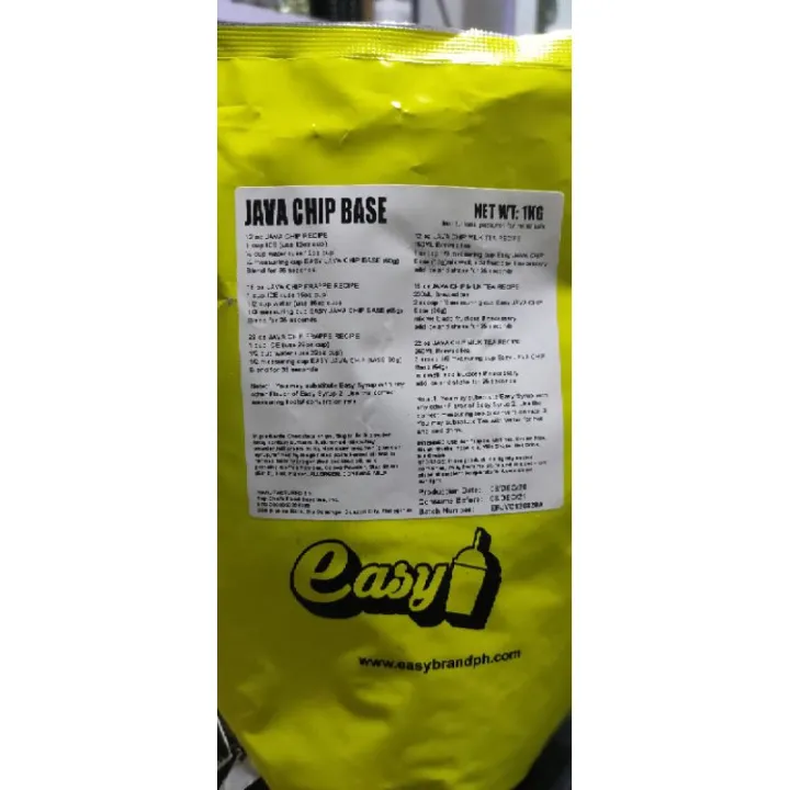 EASY BRAND Java Chip Base 1KG | Lazada PH
