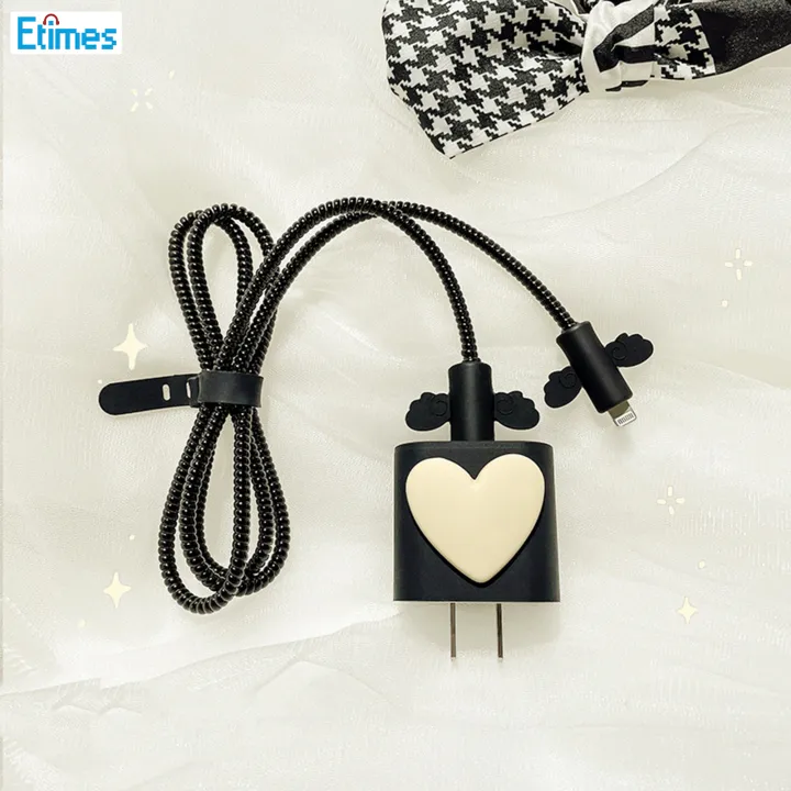 Etimes USB Cable Protector Cover for Iphone Easy Operation Premium ...