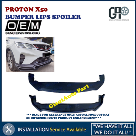 PROTON X50 FRONT BUMPER LIPS SPOILER | Lazada