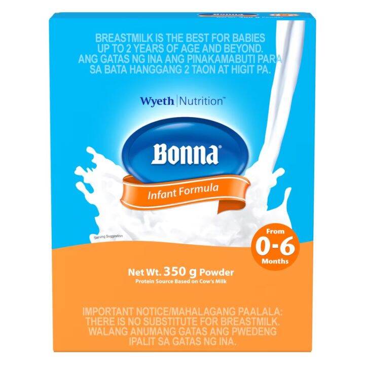 Bonna (0-6 months) Infant Formula Milk 350g | Lazada PH