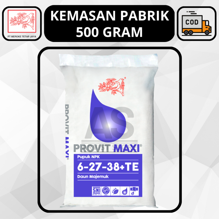 Pupuk MEROKE PROVIT MAXI 500 Gram Kemasan Pabrik NPK | Lazada Indonesia