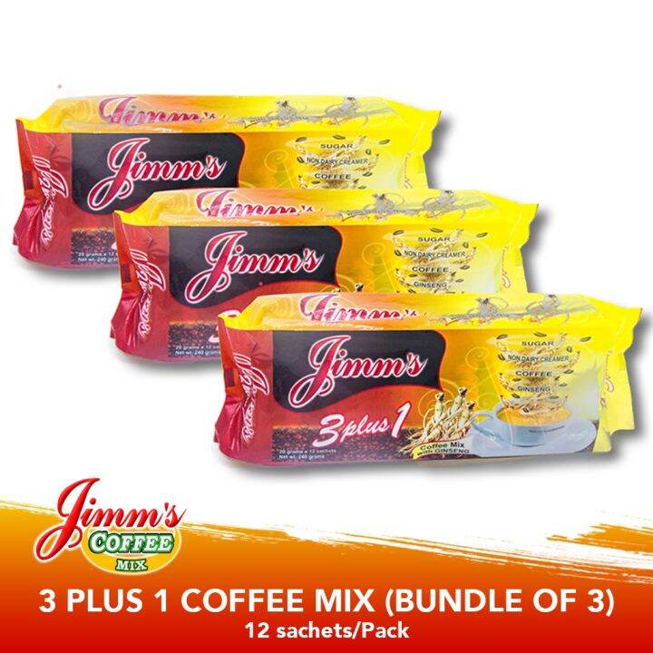 Jimm's Coffee Mix 3 Plus 1 Coffee (Bundle of 3) | Lazada PH